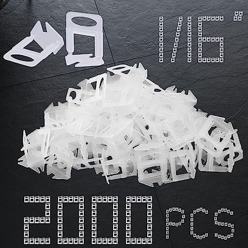 Tile Leveling System Clips 1/16" Tile Leveler Clips 1.5mm 2000 Pcs DIY ...