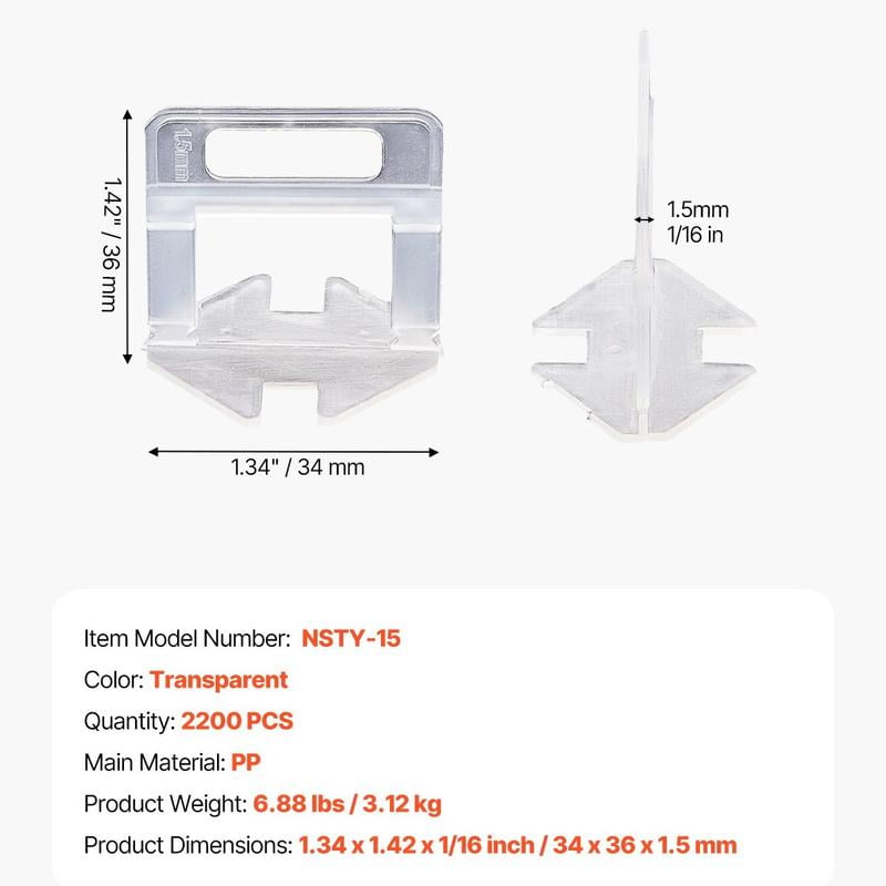 Tile Leveling System Clips, Various specifications, Tile Spacers Clips ...