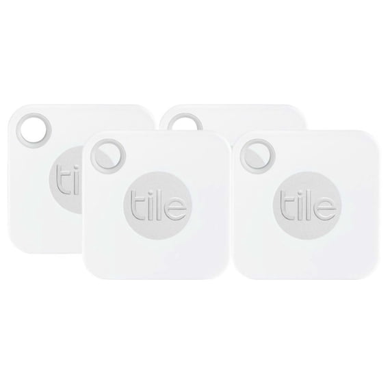 Tile Mate 2018 Bluetooth Tracker, GPS, 4 Pack, Replaceable Battery ...