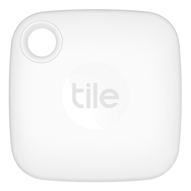 Tile Mate (2022) - 1 Pack - White - Bluetooth Tracker, Keys Finder and ...
