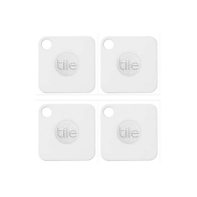 Tile Mate - Key Finder. Phone Finder. Anything Finder - 4 Pack, White ...