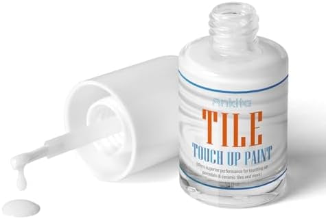 Tile Paint, High-Gloss White Ceramic Tile Paint Kit Bathroom Wall for ...