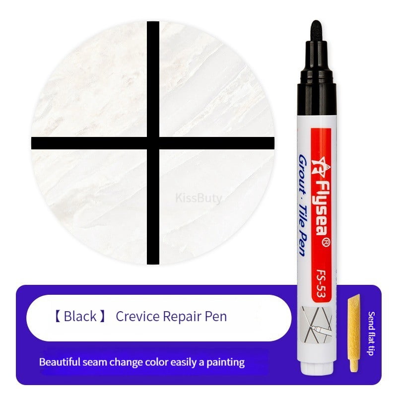 Tile Pen Wall Grout Restorer Pen Repair White Markers Grout Filler Pen ...