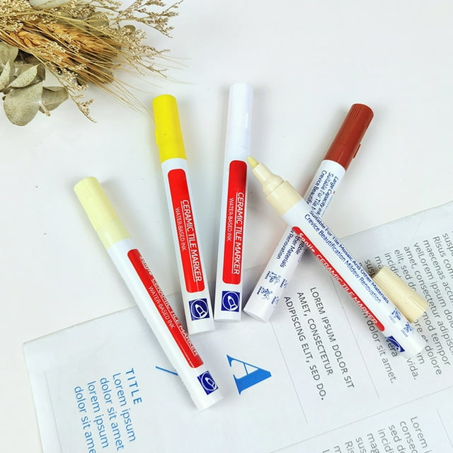 Tile Pen Waterproof Wall Grout Color Pen Tile Repair Pen Refill Wall ...