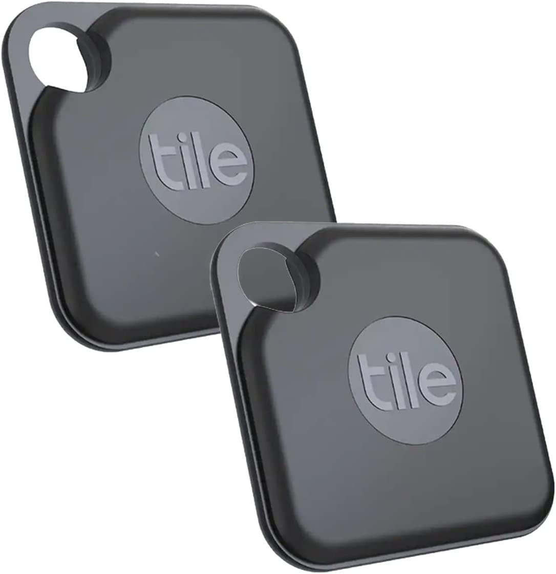 Tile Pro 2020 - 2 Pack Bluetooth Tracker, Keys & Bags Locator; 400 ft ...