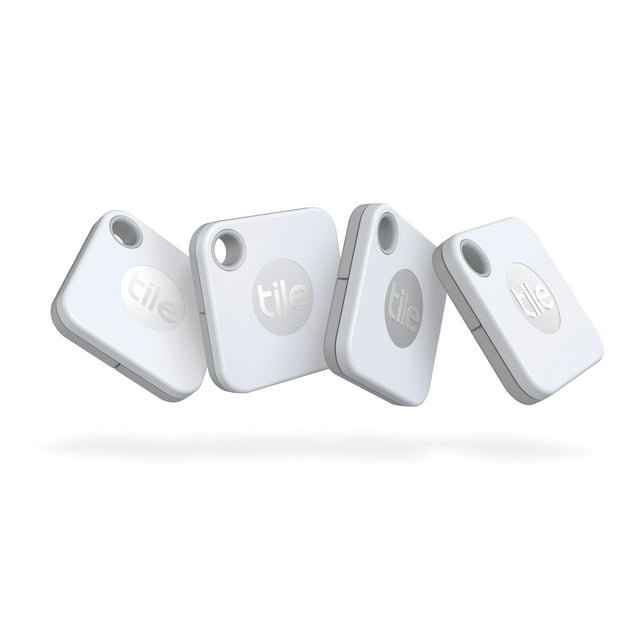Tile Mate White/Gray Asset Tracking Device 2020 (4-Pack), 200ft ...