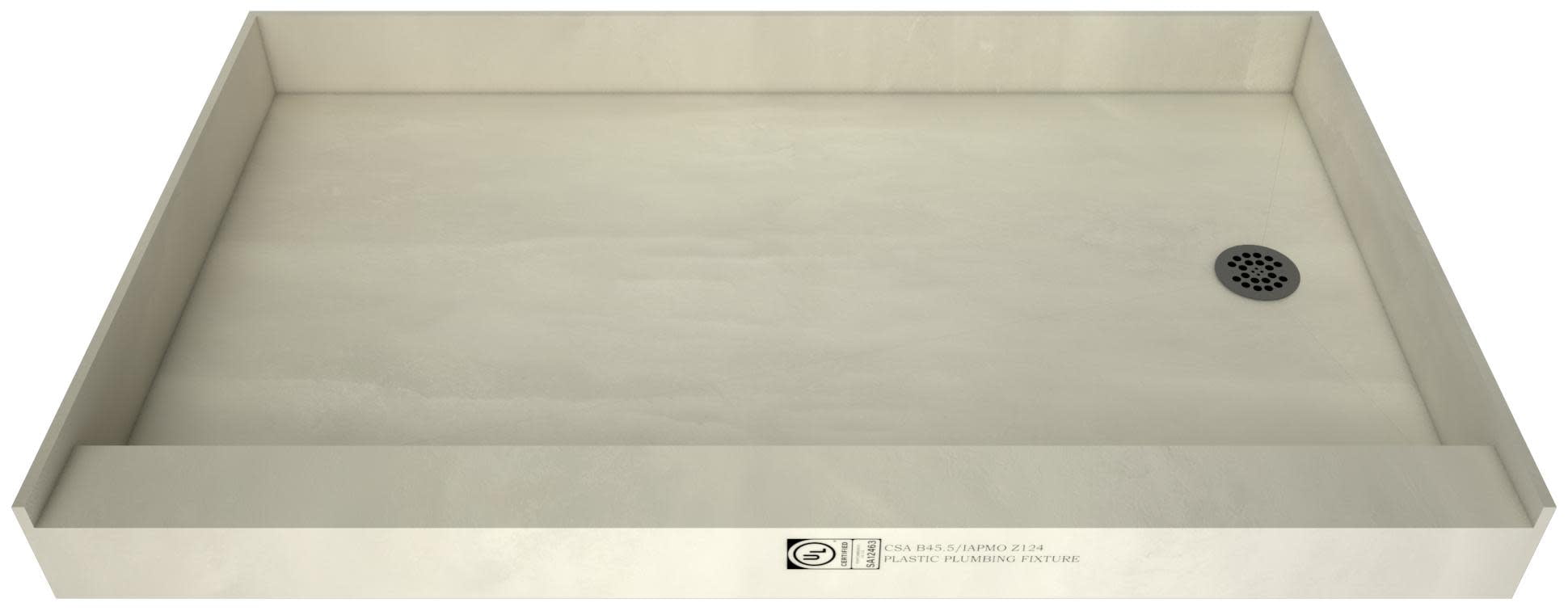 Tile Redi 3260Rspvc-15-2-4 Redi Base 60" X 32" Rectangular Shower Base ...