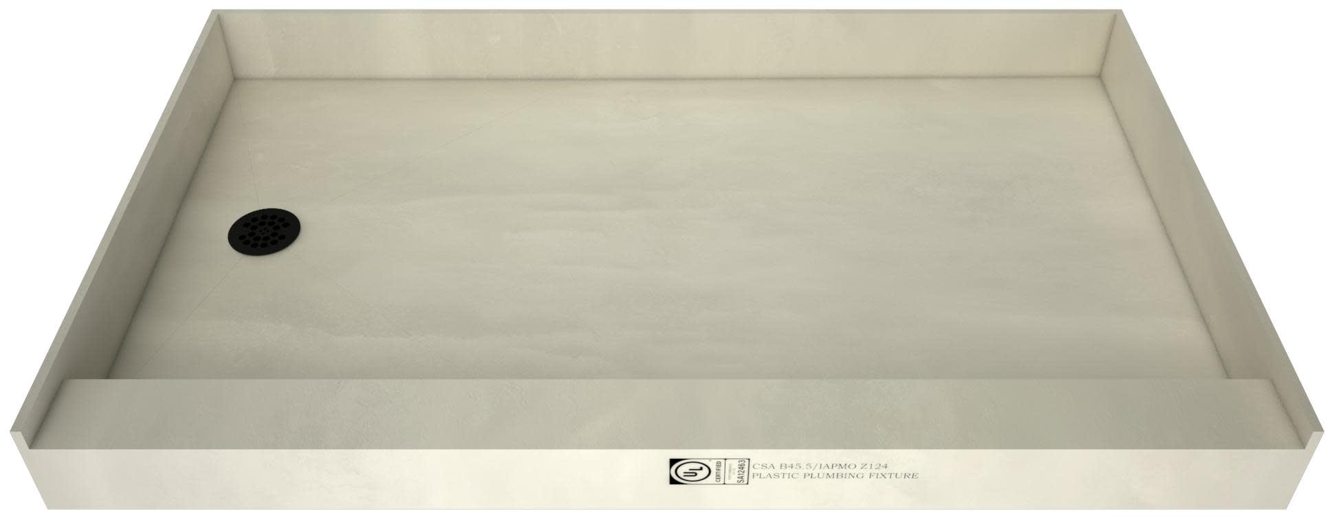 Tile Redi P3048lpvc13x6 Redi Base 48" X 30" Rectangular Shower Base ...