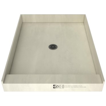 Tile Redi Base'N Bench Single Threshold Shower Base with Bench and ...