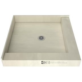 Tile Redi Rt3460l-Pvc Redi Trench 34" X 60" Rectangular Shower Base ...