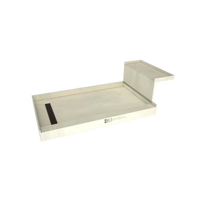 Tile Redi Rt3048l-Rb30-Kit-2.5 Base'n Bench 60" X 30" Rectangular ...