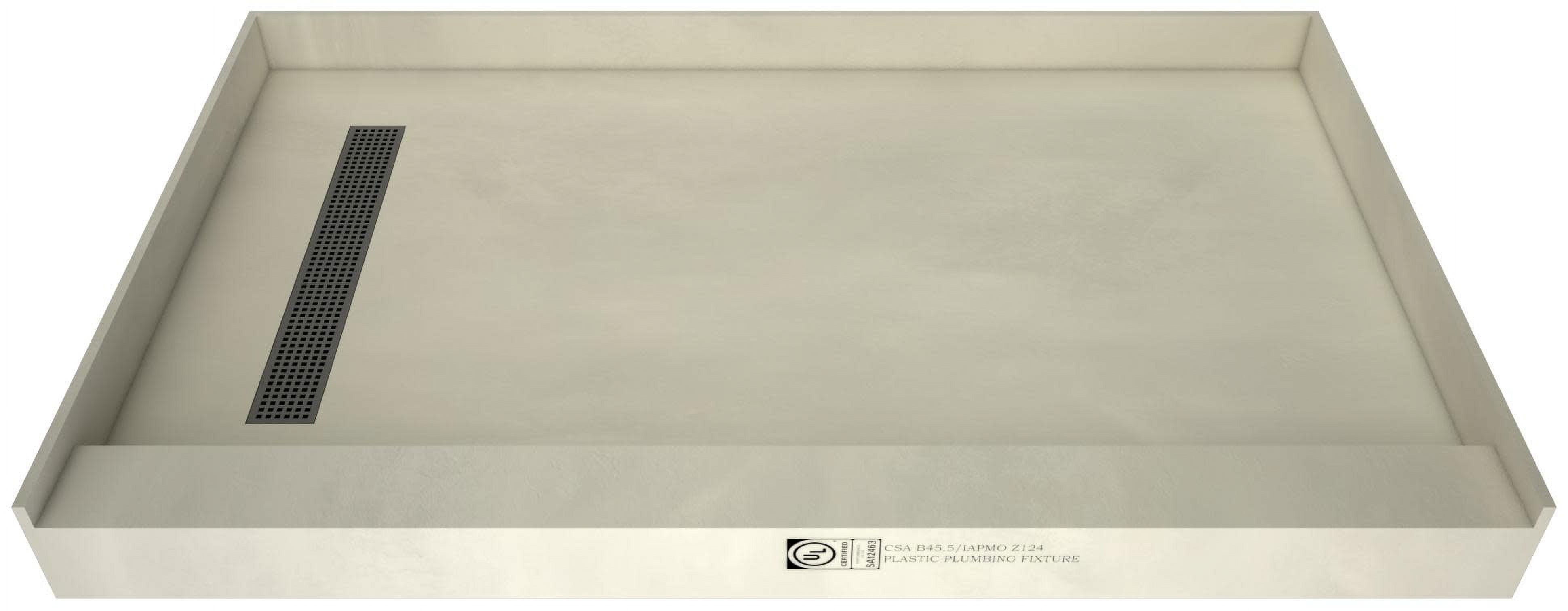 Tile Redi Rt3054lpvc Redi Trench 54" X 30" Rectangular Shower Base ...