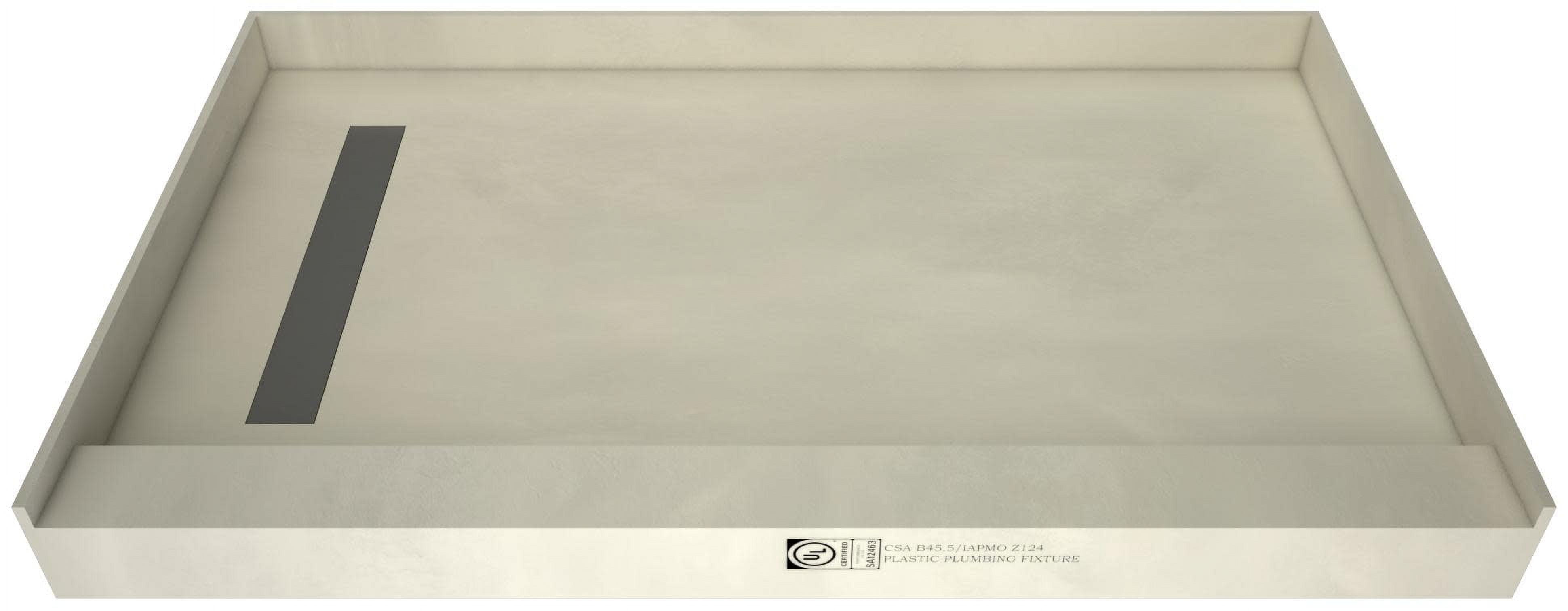 Tile Redi Rt3054lpvcs Redi Trench 54" X 30" Rectangular Shower Base ...