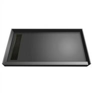 Aquatique 60" x 32" Single Threshold Shower Base With Left Hand Drain ...