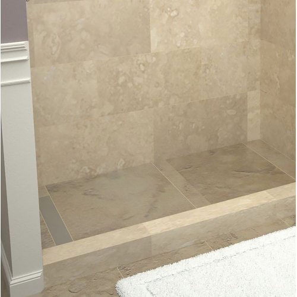 Tile Redi Rt3660l-Pvc3 Redi Trench 36" X 60" Rectangular Shower Base ...