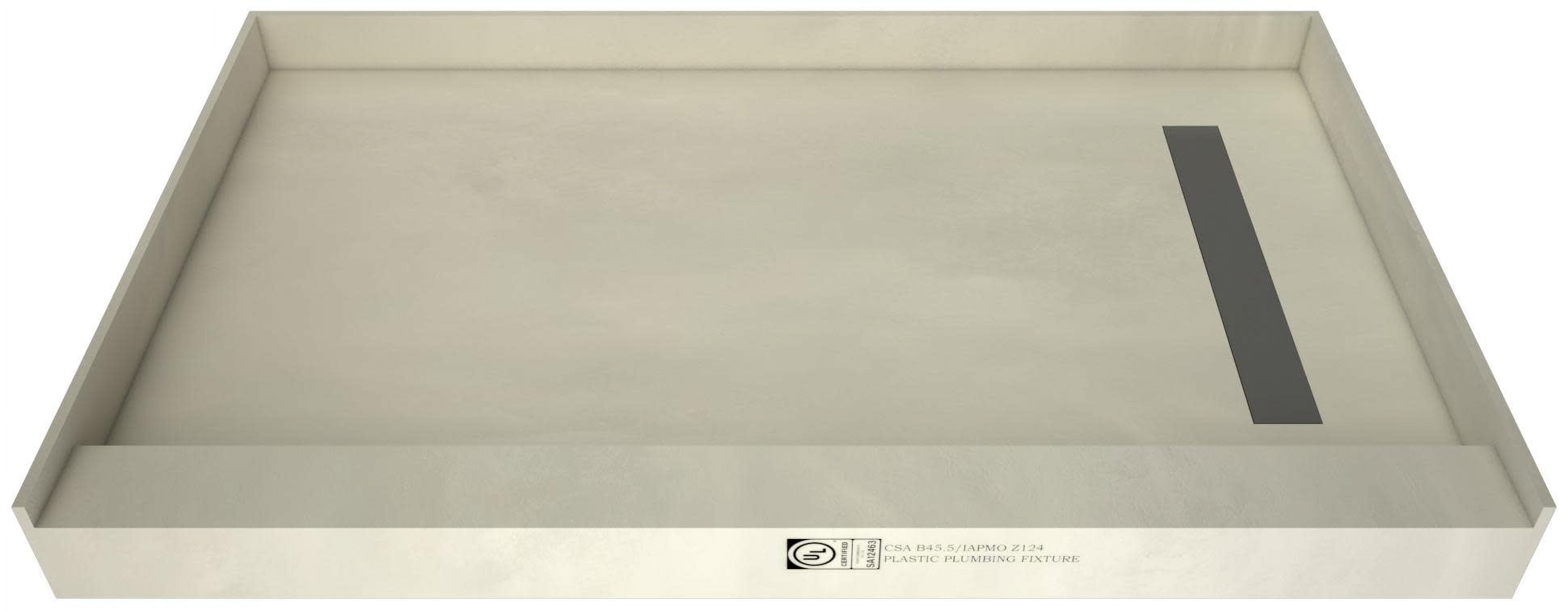 Tile Redi Rt4272rpvcs Redi Trench 72" X 42" Rectangular Shower Base ...