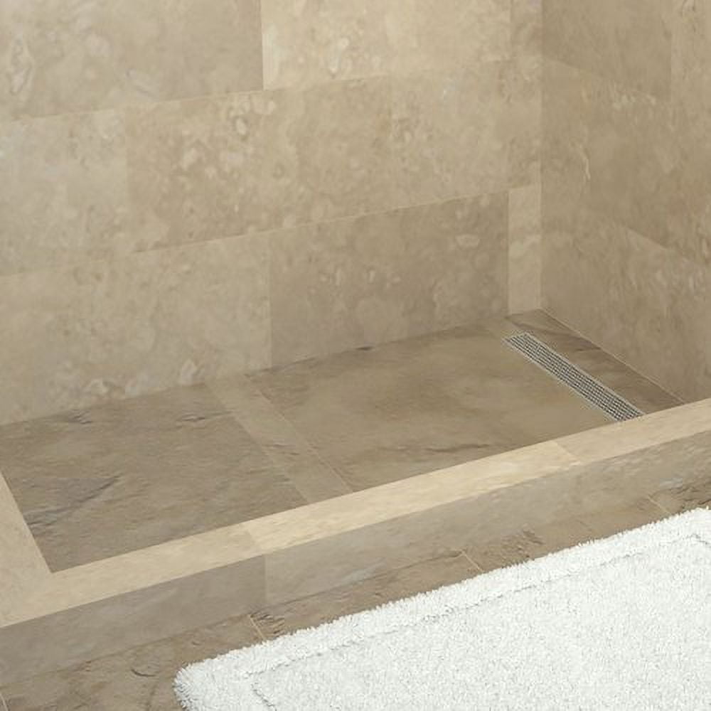 Tile Redi Rt4872rdl-Pvc-Sq Redi Trench 48" X 72" Rectangular Shower ...