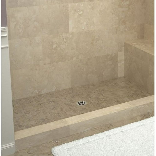 Tile Redi Single Threshold Shower Base with Bench - Walmart.com