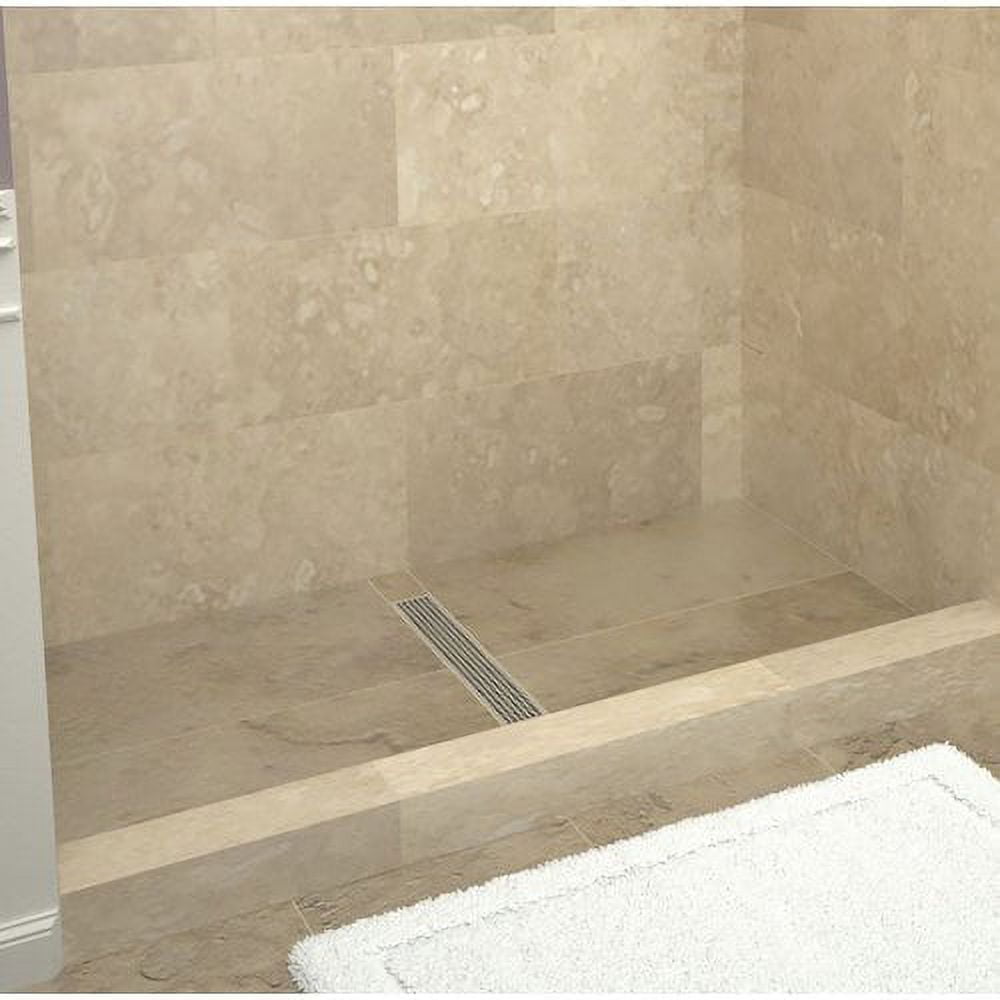 Tile Redi Rt3448c-Pvc Redi Trench 48" X 34" Rectangular Shower Base ...
