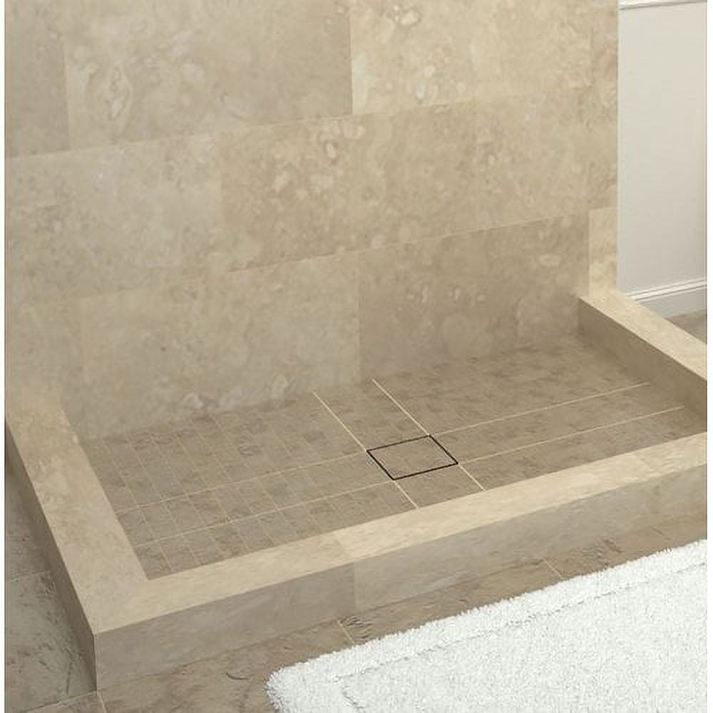 Tile Redi Wd3760cdt-Pvc Wonder Drain 37" X 60" Rectangular Shower Base ...