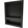 Tile Redi USA Niche Double Recessed Shower Shelf – Black, Two Inner ...