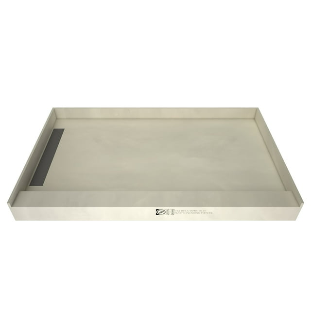 Tile Redi Wf3260l-Pvc-2.5 Wonderfall Trench 32" X 60" Rectangular ...