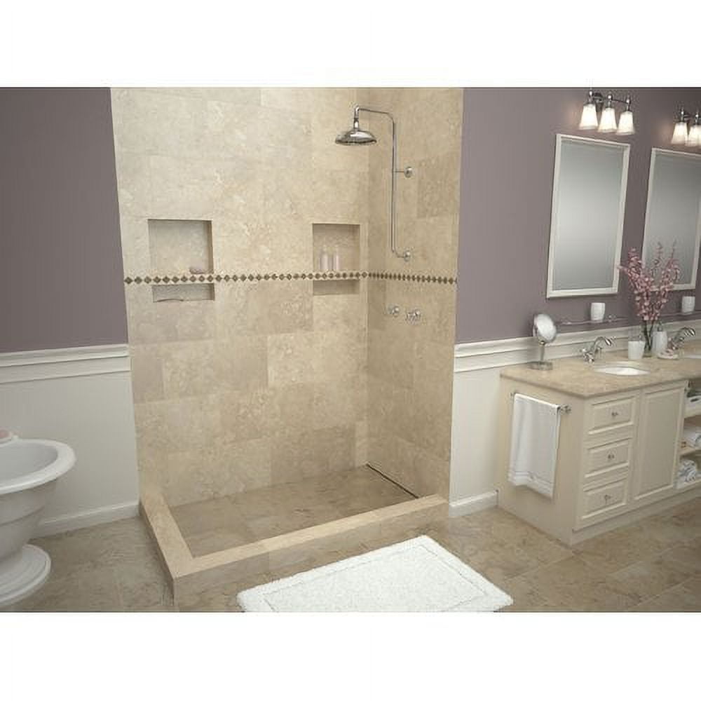 Tile Redi Wf3648rdl-Pvc Wonderfall Trench 36" X 48" Rectangular Shower ...