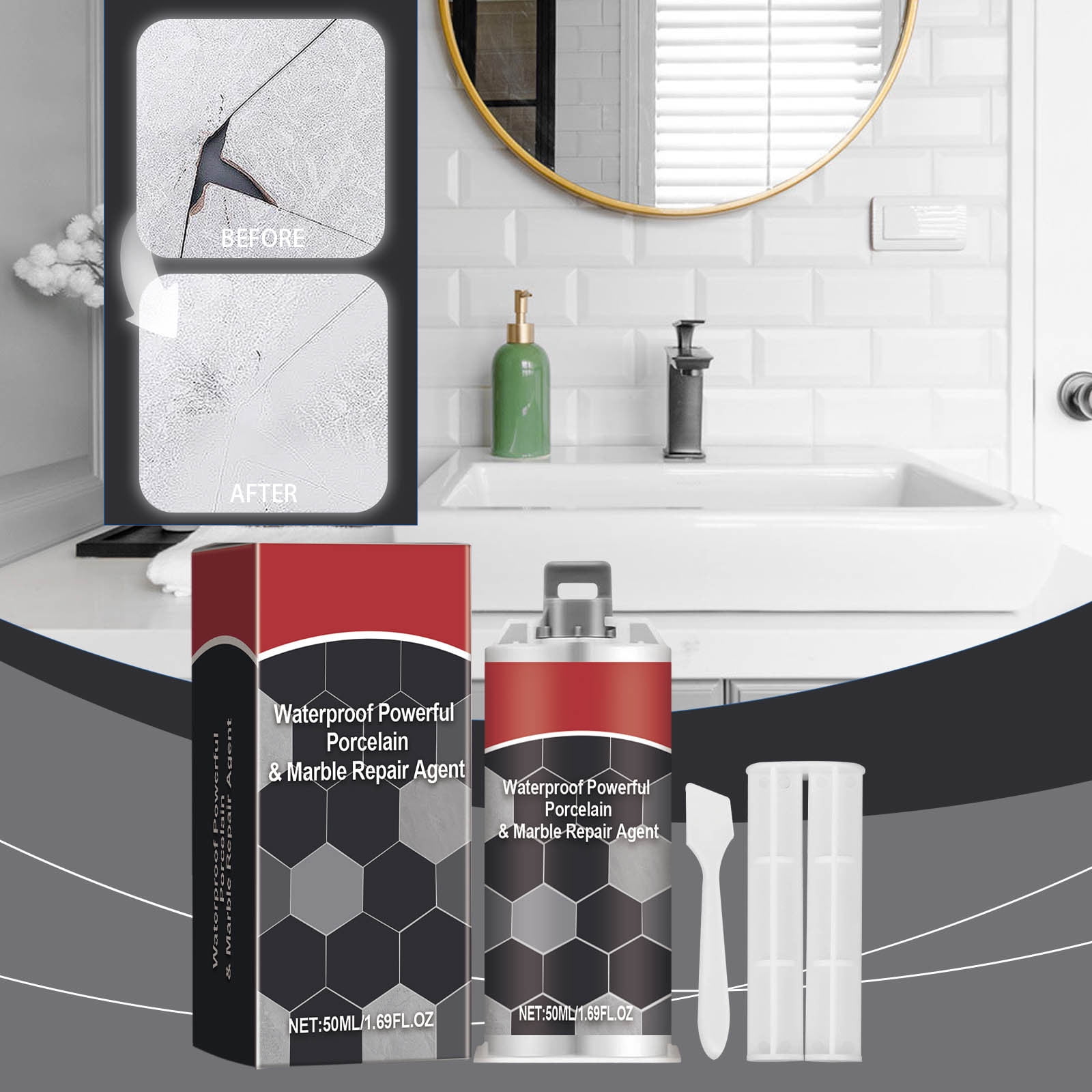 Tile Repair Adhesive Powerful Tile Repair Waterproof Adhesive Versatile ...