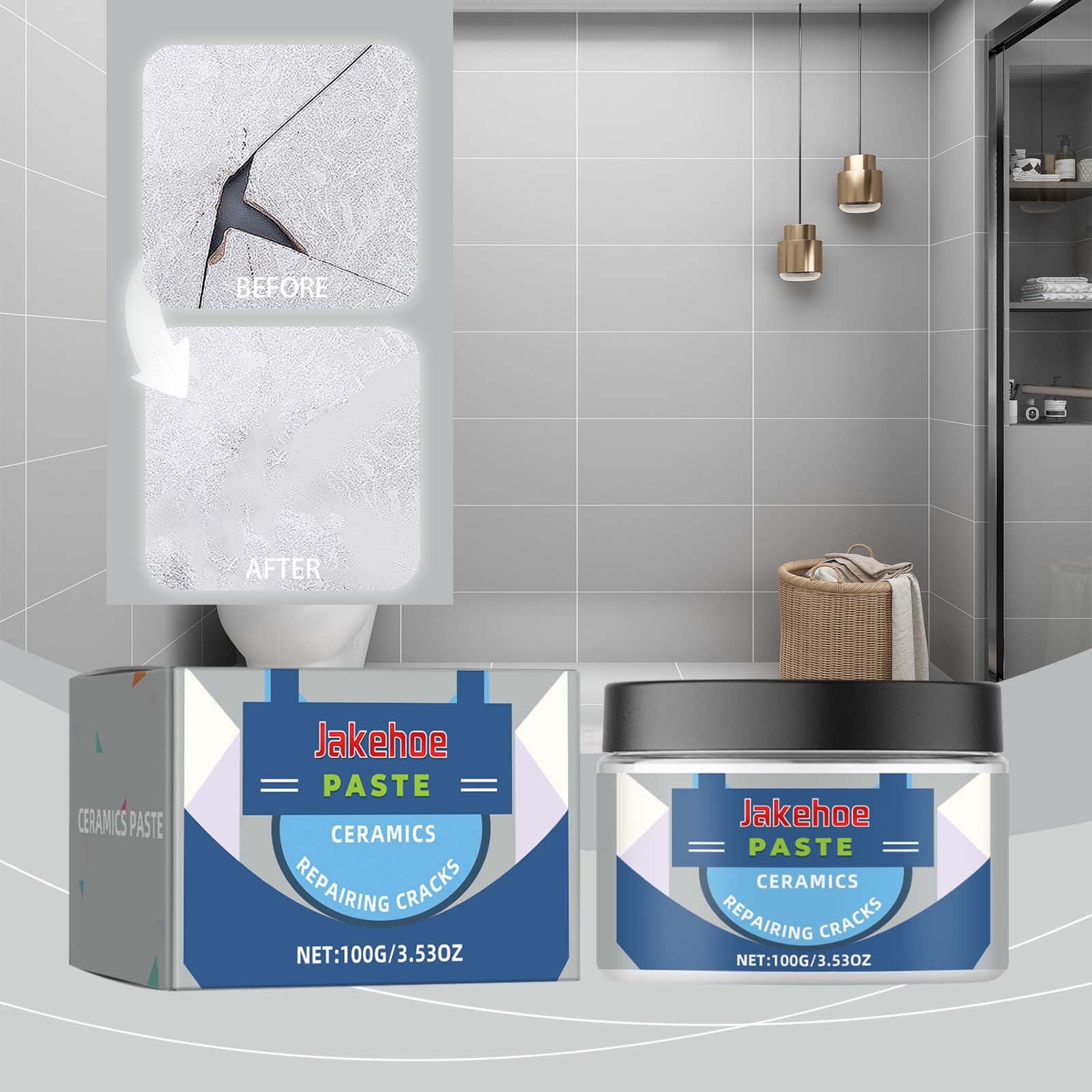 Tile Repair Agent Glazed Tile Puddle Bonding Repair Paste Ceramic ...