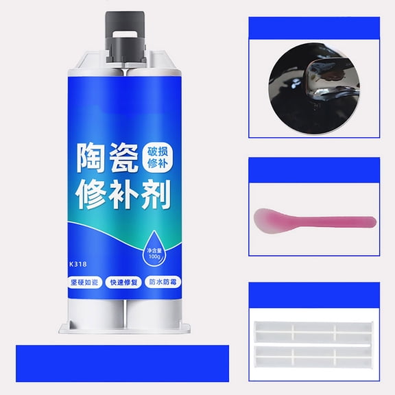Ceramic Repair Filler for Tiles and Porcelain Home Improvement
