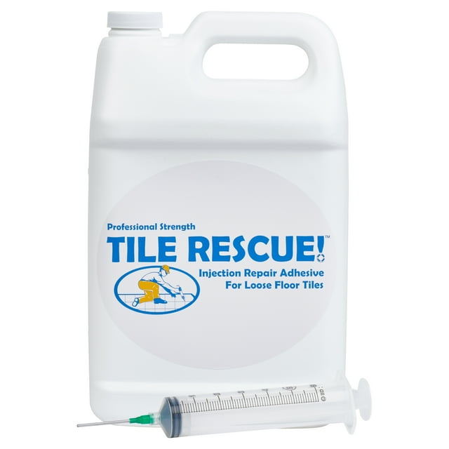Tile Rescue Injection Repair Adhesive for Loose Tiles 1 Gallon Jug W ...