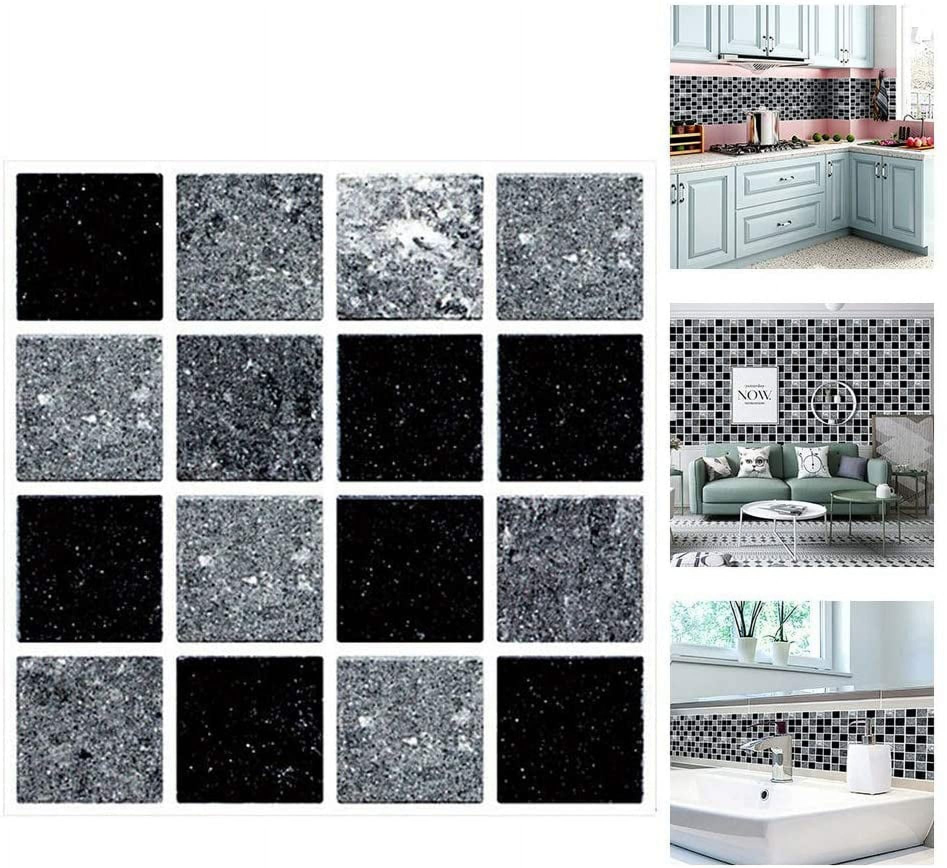 Tile Sticker for Bathroom and Kitchen 30 Pieces Stickers Waterproof ...