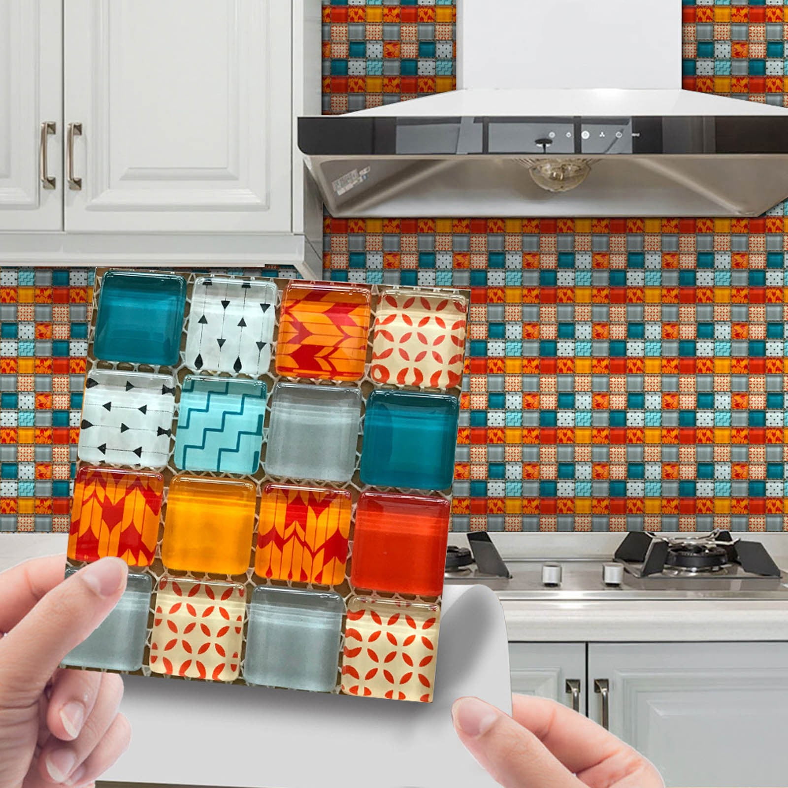 Tile Stickers for Bathroom Wall Wall Decal Kids Glow in The Arch Murals ...