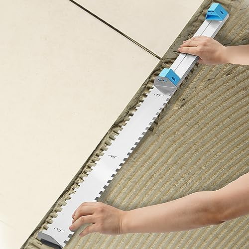 Tile Tools Tile Trowel 2/5" x 2/5" Square Trowel 24inch, Wall Tile ...