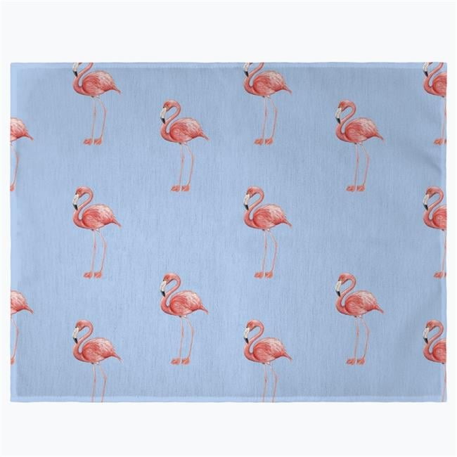 Tiled Flamingos Light Blue Place Mat - Set of 4 - Walmart.com