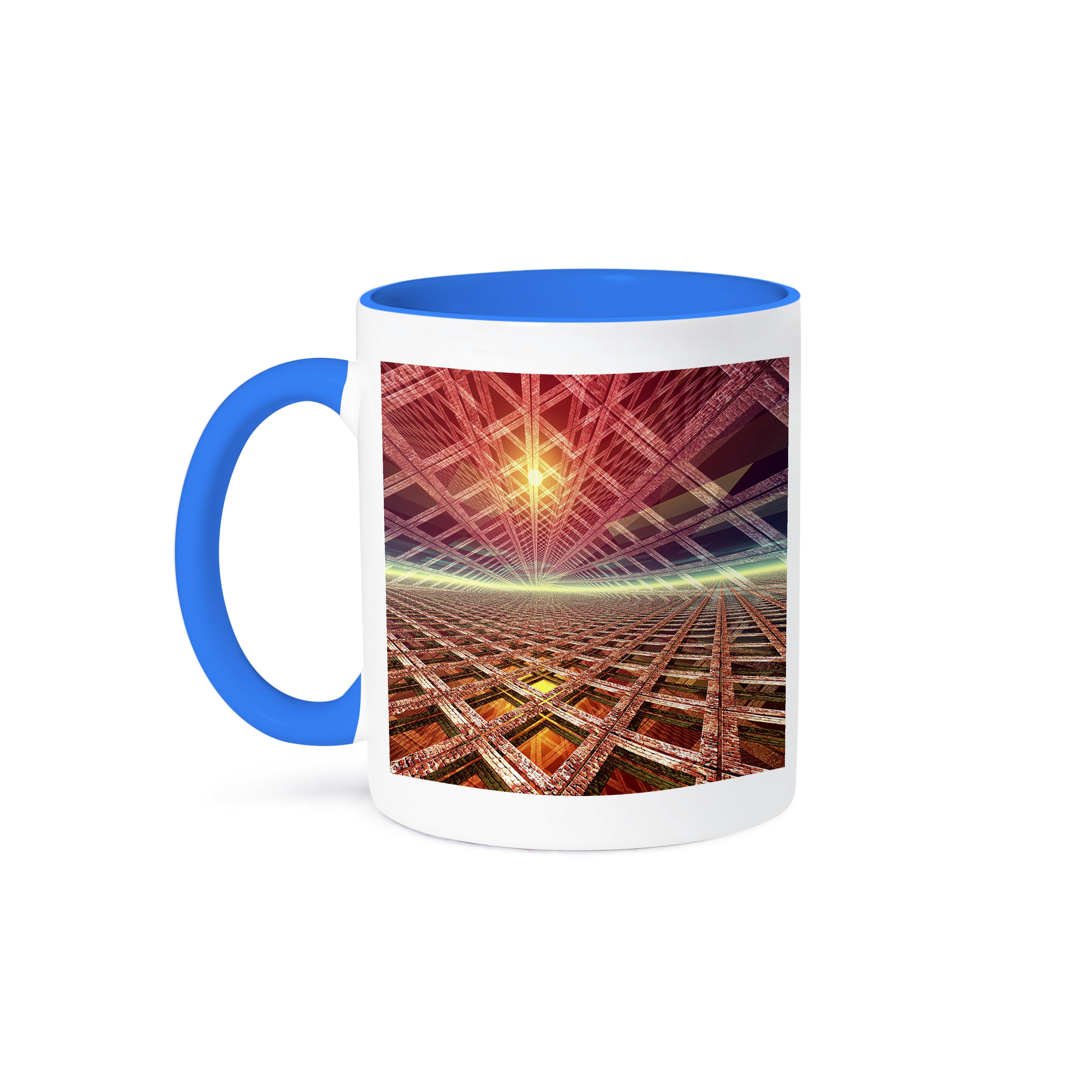 Tiled Skyline Futuristic Star Gate Science Fiction Chamber Chamber ...