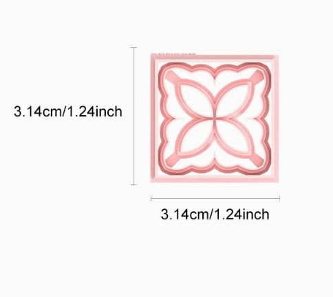 Tiles, geometric patterns, soft pottery Handmade Earrings, clay molds ...