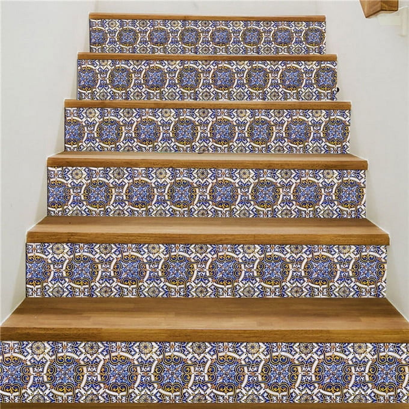 Tiles mosaic Stairs Stickers Waterproof Self-adhesive Creative ...