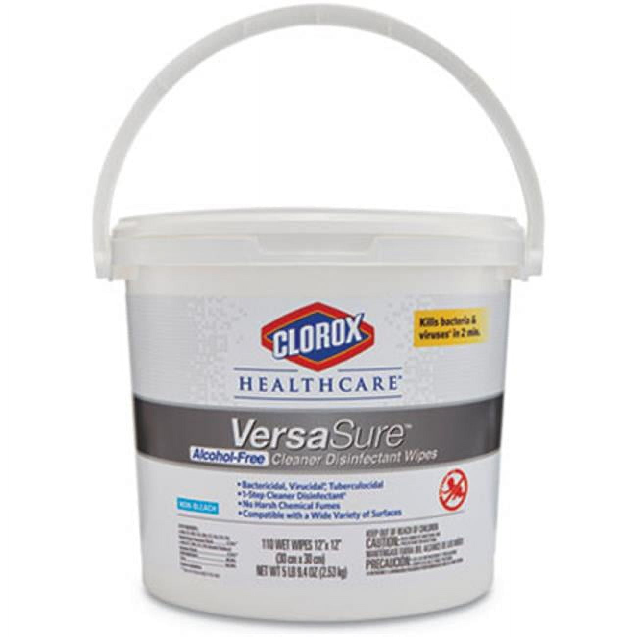 Tilex Healthcare Versa Sure Cleaner Disinfectant Wipes - 110 Sheet ...