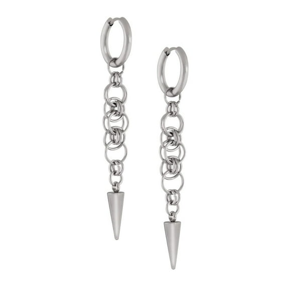 Dagger Earrings for Women Sterling Silver Dagger Hoop Evil Eye Earrings ...