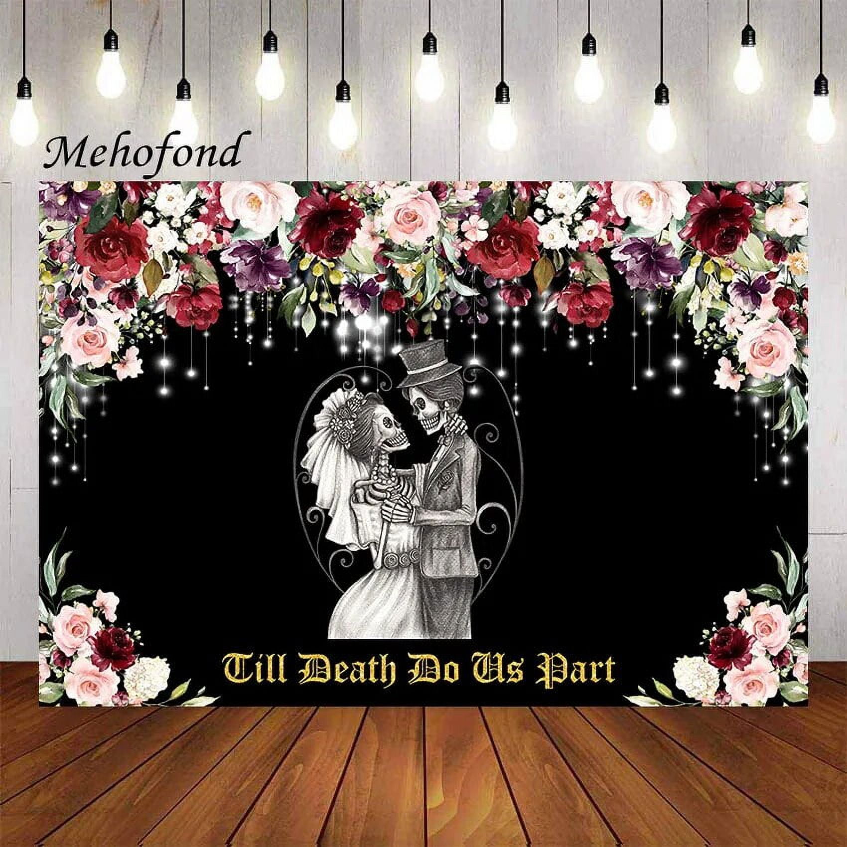 Till Death Do Us Part Halloween Wedding Bridal Shower Engagement Party ...