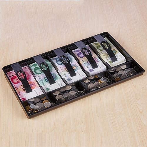 Till Tray, Cash Tray Drawer Register Plastic Money Box 5 Bills & Tray ...