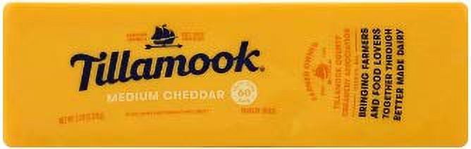 Tillamook Medium Cheddar Cheese, 5 Pound Block - 2 per case, American ...