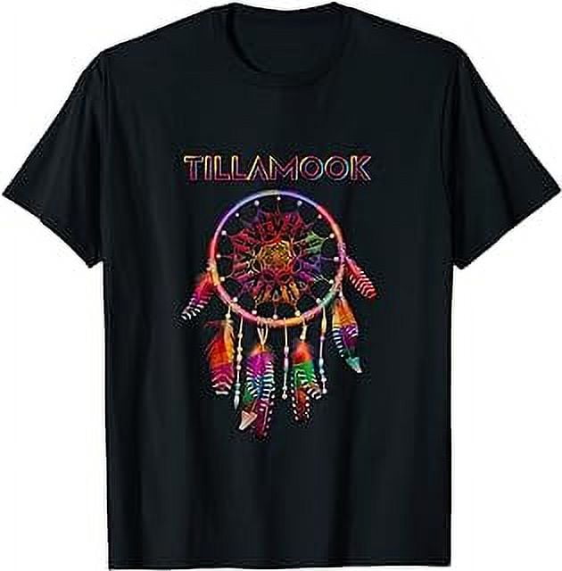 Tillamook Native American Indian Colorful Dreamcatcher Tribe T-Shirt ...