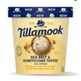 Tillamook Sea Salt & Honeycomb Toffee Ice Cream, 16 fl. oz. Pint (Pack ...