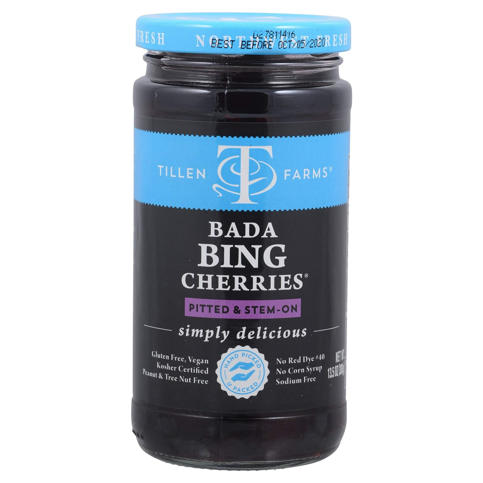 Tillen Farms Bada Bing Cherries Pitted & Stem-On - 13.5 oz Pack of 2 ...