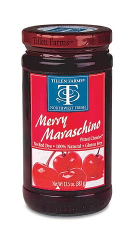 Tillen Farms Merry Maraschino Cherries, 13.5 Oz. Glass Jar - Walmart.com