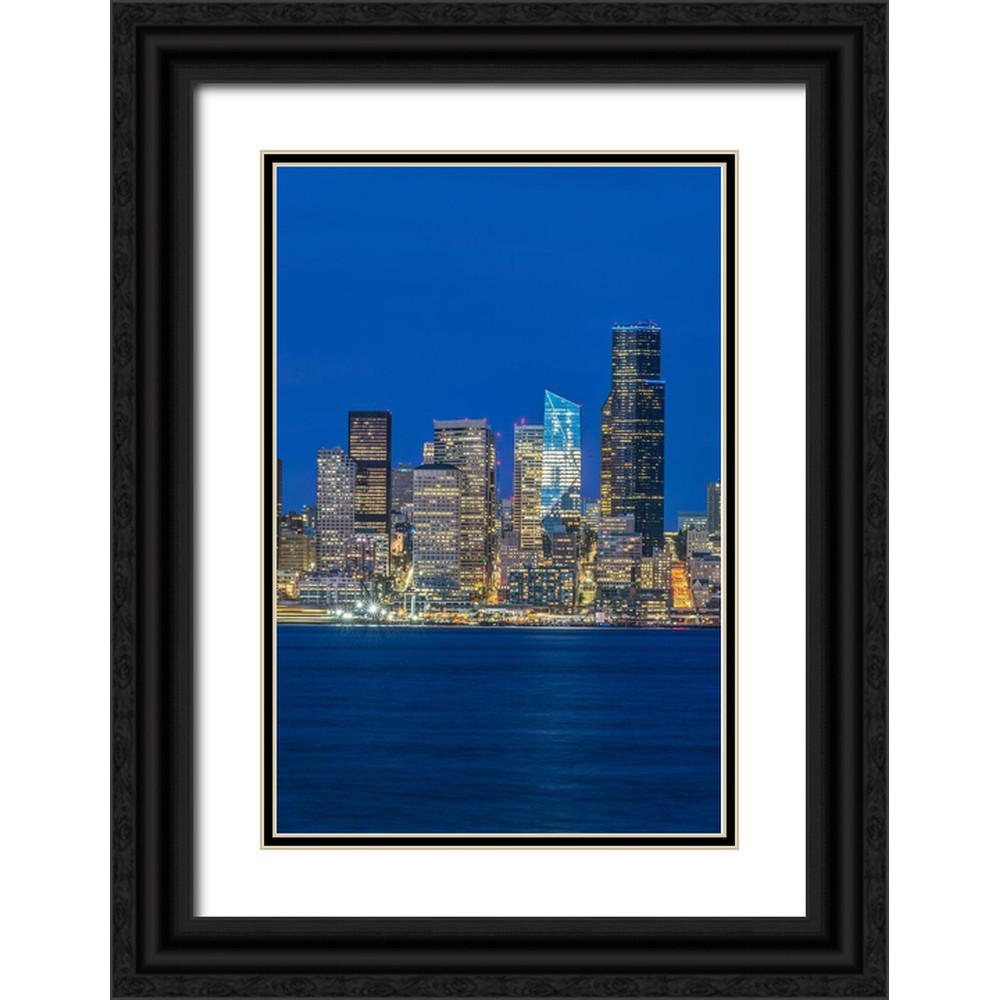 Tilley, Rob 13x18 Black Ornate Wood Framed with Double Matting Museum ...
