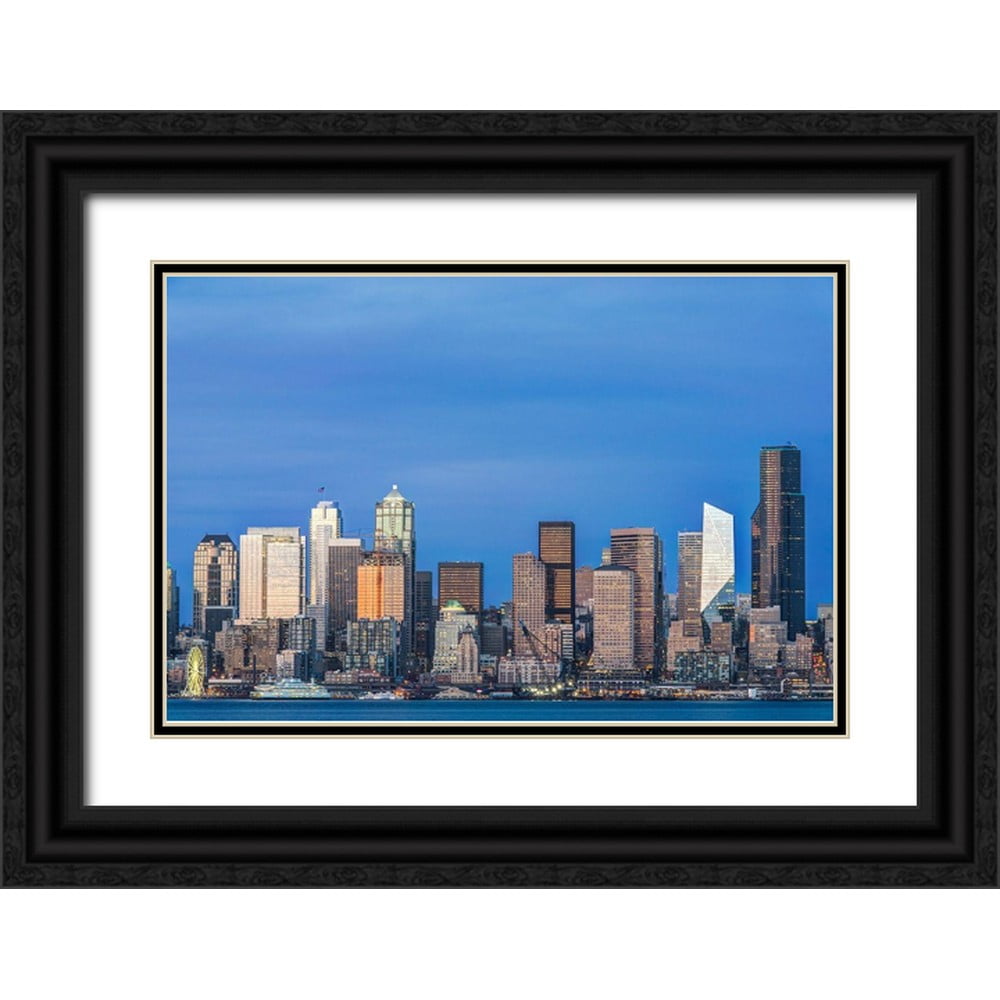 Tilley, Rob 32x23 Black Ornate Wood Framed with Double Matting Museum ...