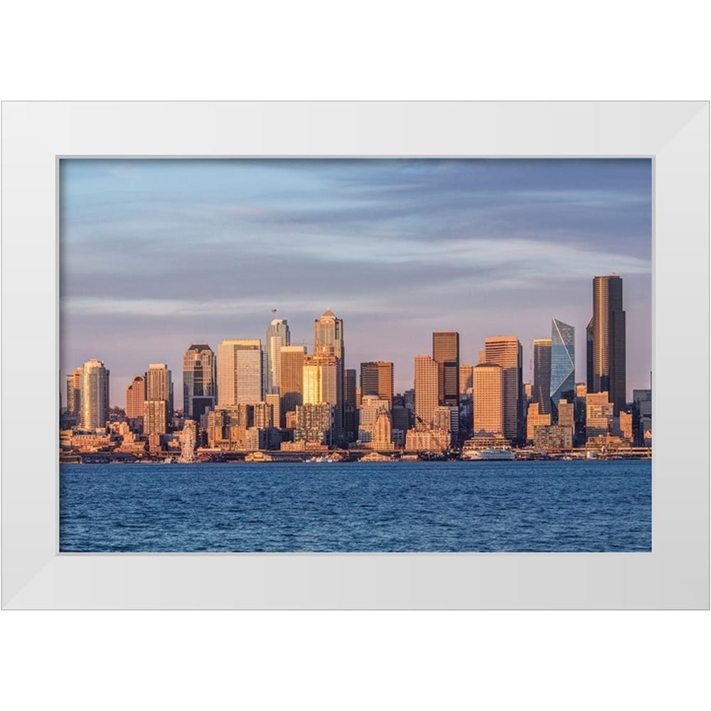 Tilley, Rob 32x23 White Modern Wood Framed Museum Art Print Titled ...
